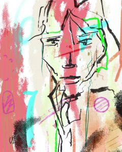 Intuitive 1. Woman portrait - Susana Cebollero